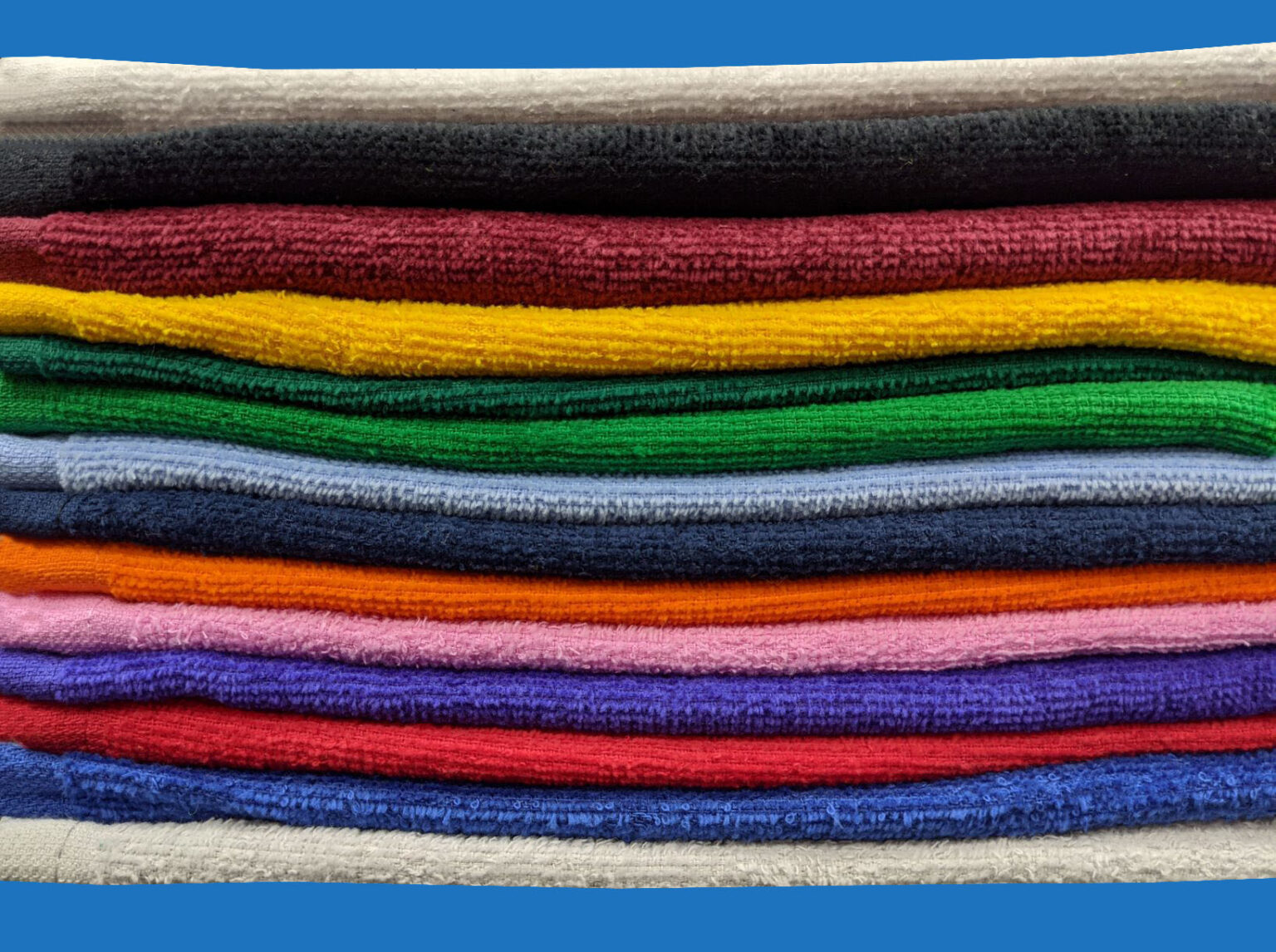 15" x 18" 280GSM/1.3# Cotton Velour Rally / Sport Towel - 14 Colors ...